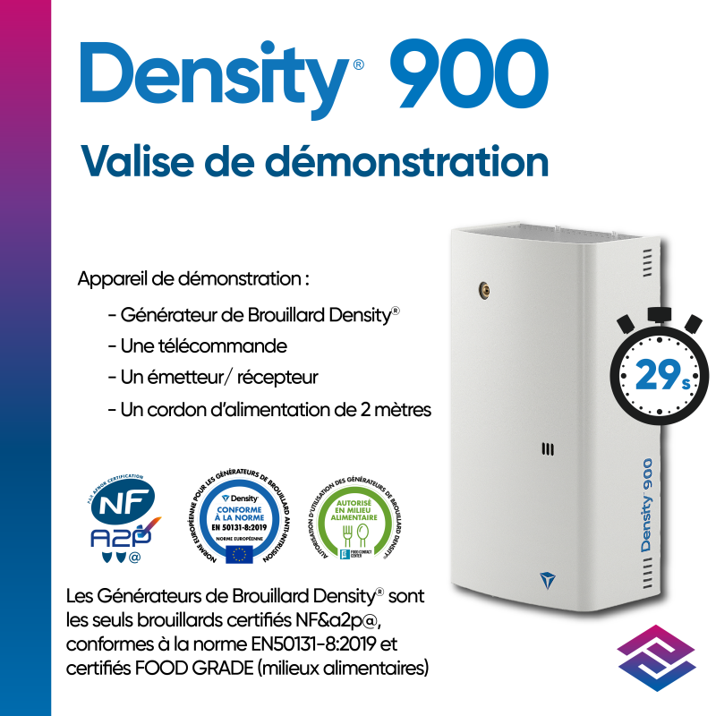 OFFRE VALISE DE DÉMONSTRATION Density 900 avec LED Strobe