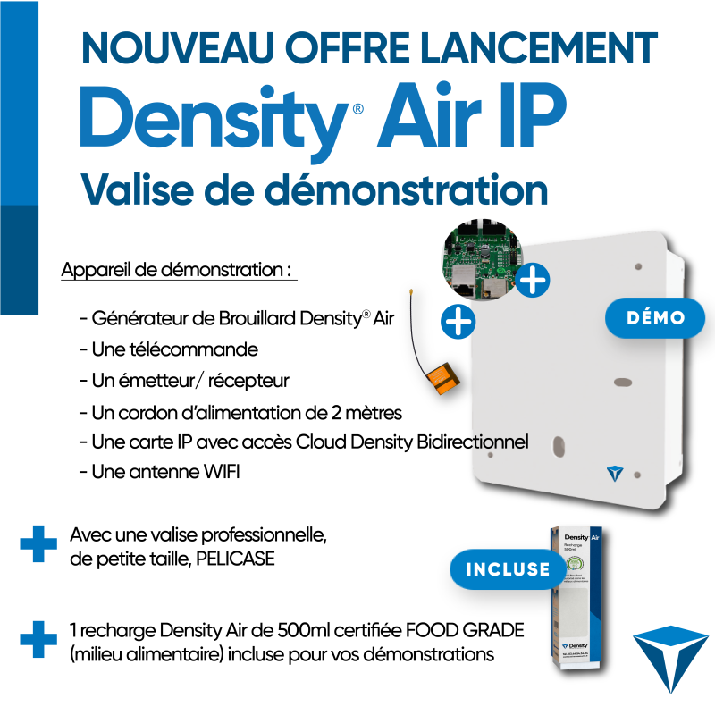 OFFRE VALISE DE DÉMONSTRATION DENSITY Air IP BLANC