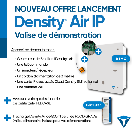 OFFRE VALISE DE DÉMONSTRATION DENSITY Air IP BLANC